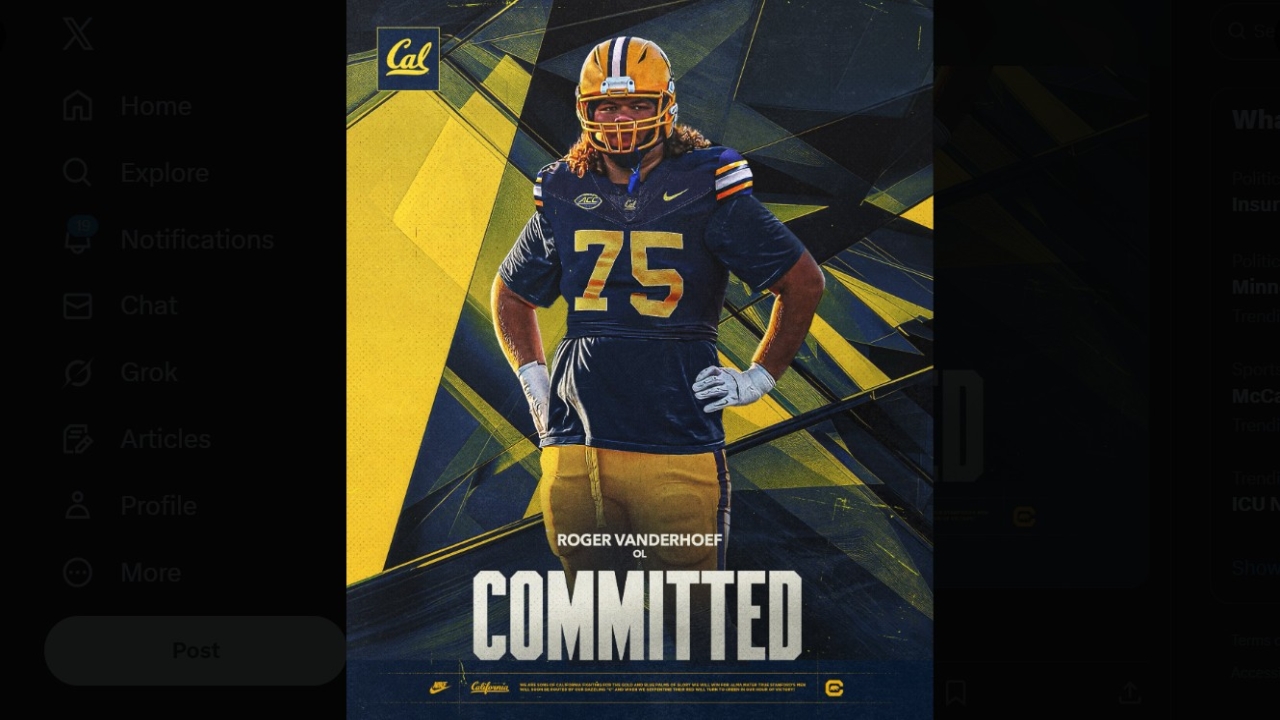 Cal Football: Bears Pick Up Another Grant Commit, 2026 OT Roger ...